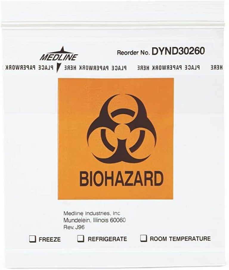 MEDLINE Zip-Style Biohazard Specimen Bags - MedKart Online
