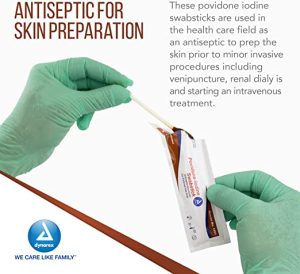 Povidone Iodine Prep Swab Sticks - MedKart Online