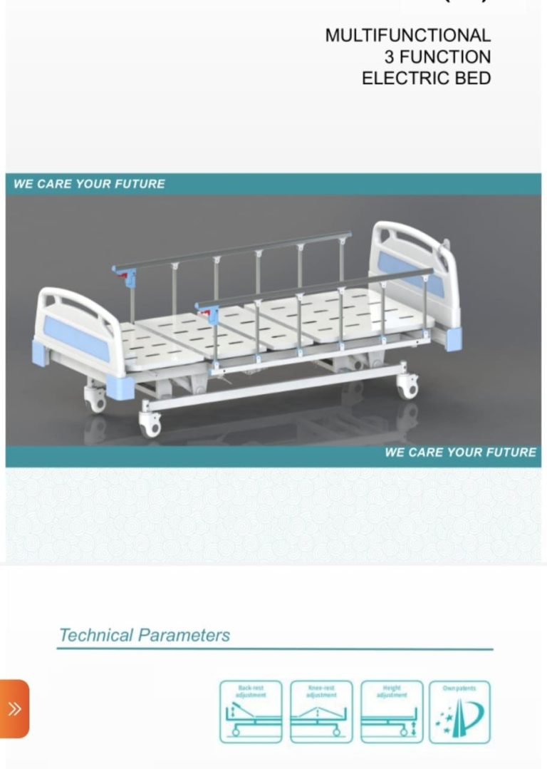 MULTIFUNCTIONAL 3 FUNCTION ELECTRIC BED - MedKart Online