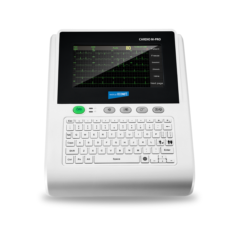 CARDIO M-PRO 12 Channel ECG 8″ Touch Screen - MedKart Online